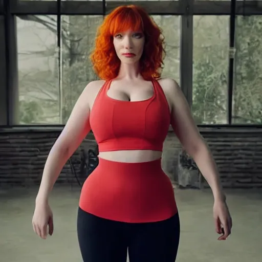 symmetry!! christina hendricks!!! full frontal body | Stable Diffusion