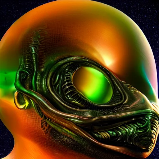 Alien smoking a blunt with the reflection of the | Stable Diffusion ...