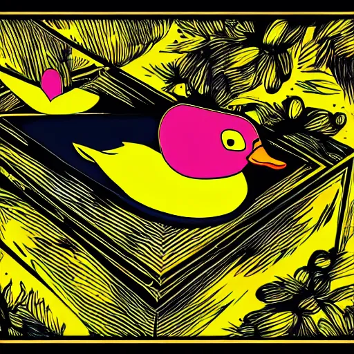funny duck, fiction, pop art, stability, intricate, | Stable Diffusion ...