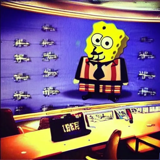 “SpongeBob in the situation room” | Stable Diffusion | OpenArt