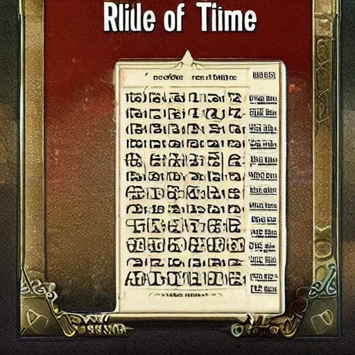 ruler of everything, the ruler of time | Stable Diffusion | OpenArt