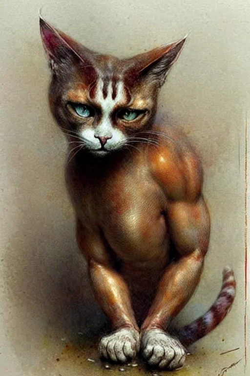 muscular cat bodybuilder made from glass. | Stable Diffusion | OpenArt