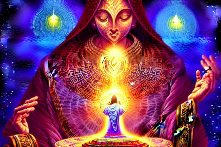 enlightenment ascended master ceremony, beautiful | Stable Diffusion ...