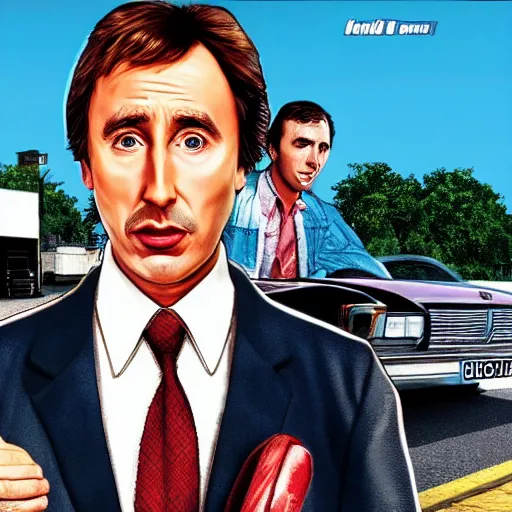 alan partridge in gta cover art, 4 k | Stable Diffusion | OpenArt