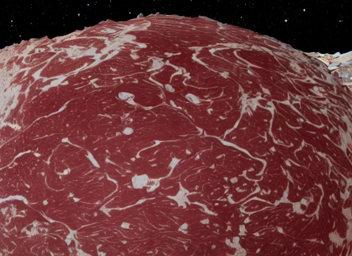 NASA's Culinary rover probes the surface of the meat | Stable Diffusion ...