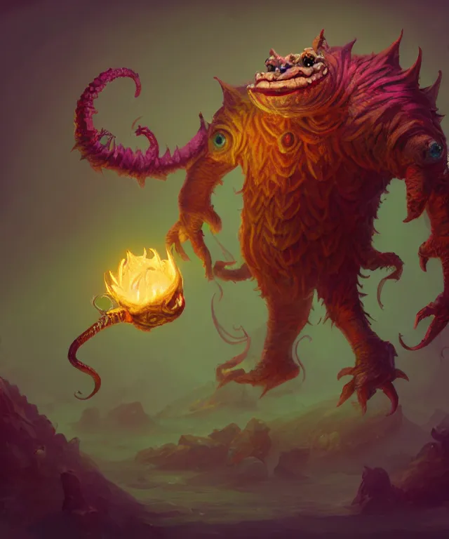a xanathar dnd creature, adorable and whimsical, | Stable Diffusion ...