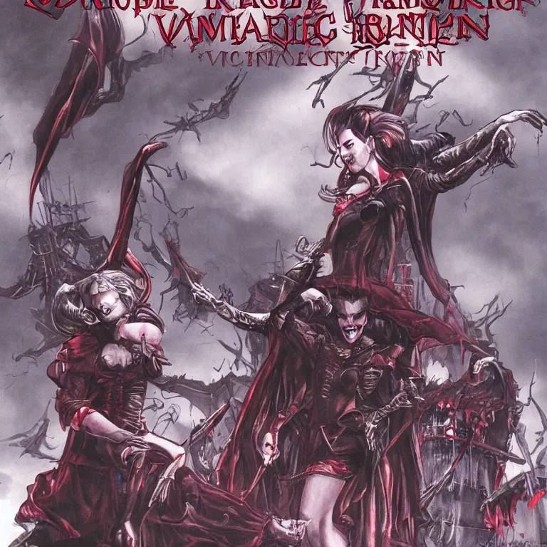 vampire queen commanding the bridge of a vampire | Stable Diffusion