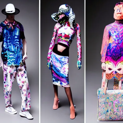 lsd fashion models | Stable Diffusion | OpenArt