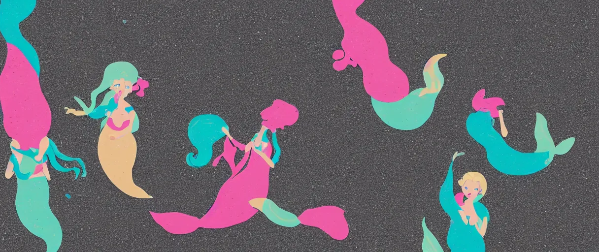 mermaids choking on asphalt | Stable Diffusion | OpenArt
