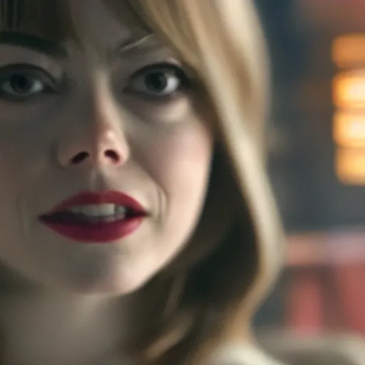 Emma Stone in Batman, film grain, EOS-1D, f/1.4, ISO | Stable Diffusion ...