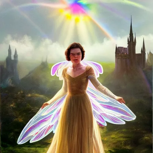 daisy ridley as a fairy princess in a beautiful | Stable Diffusion
