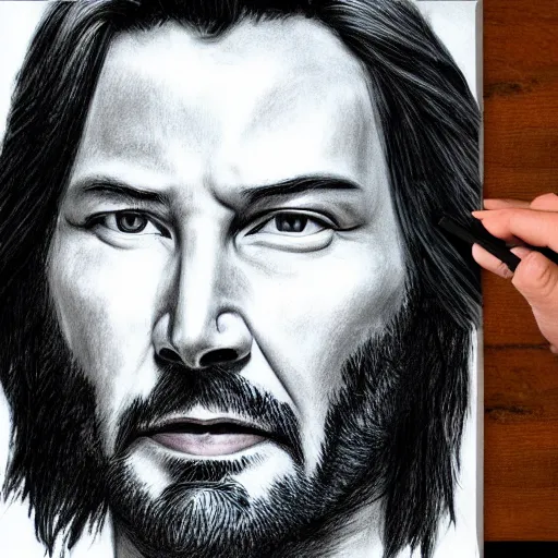 Keanu Reeves As wolverine Pencil drawing 4K quality | Stable Diffusion ...