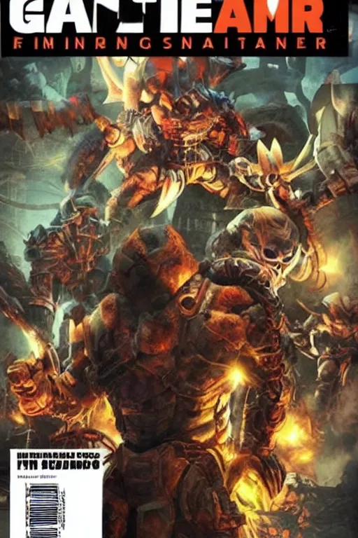 a scan of the cover of a game informer magazine | Stable Diffusion ...