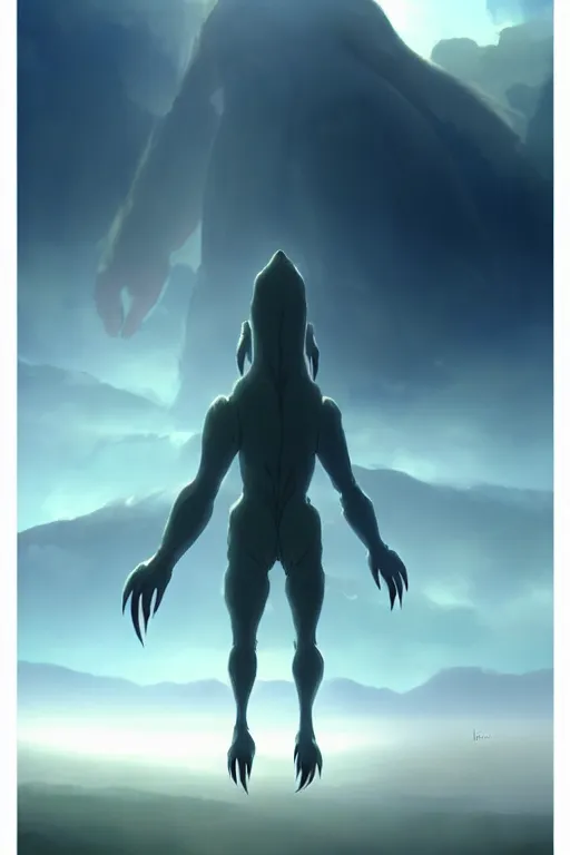 a large humanoid kaiju creature alien monster bug | Stable Diffusion | OpenArt