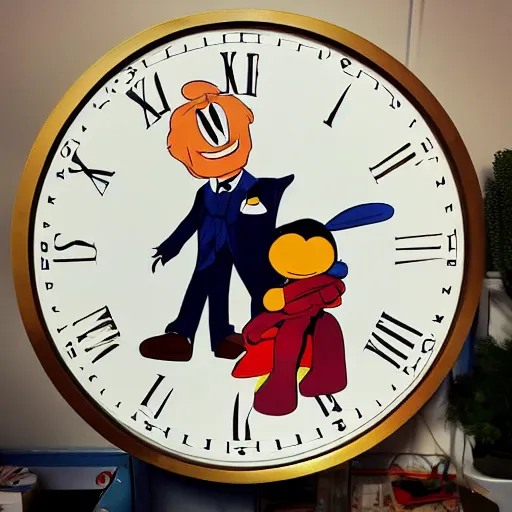 old timey clock with cat on top | Stable Diffusion | OpenArt