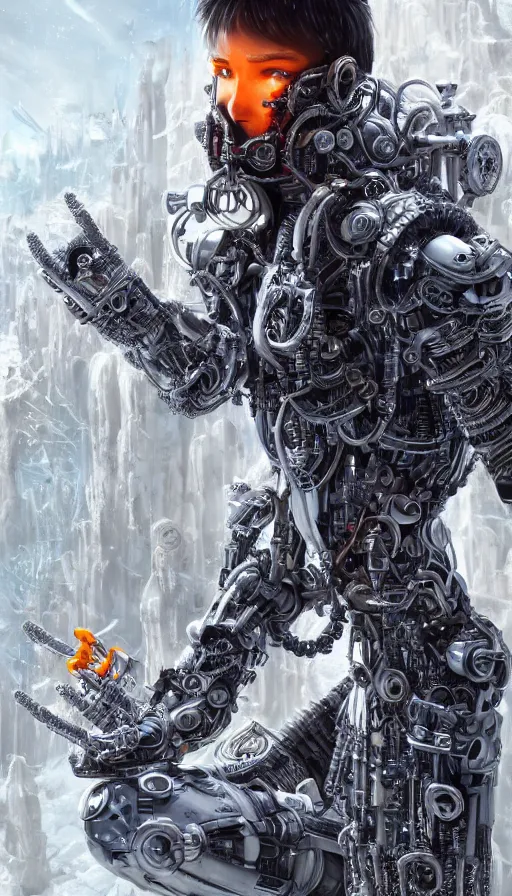 full body head to toe portrait of a frostpunk sci-fi | Stable Diffusion | OpenArt