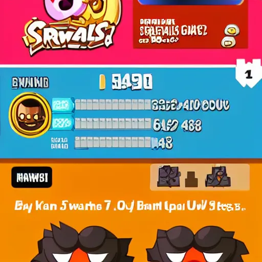 brawl stats : the brawl stars statistics website. | Stable Diffusion