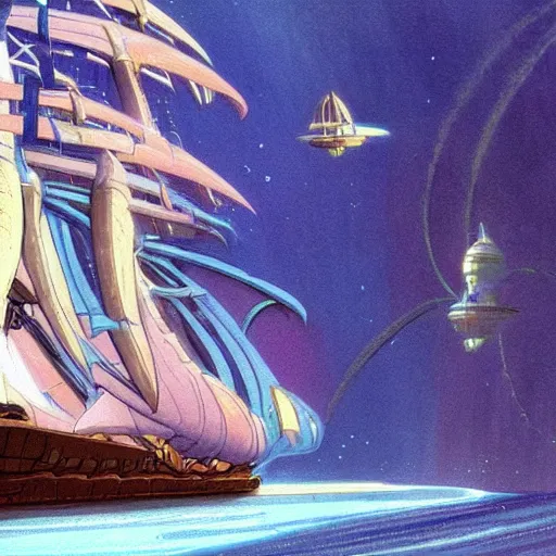 concept art for the ships in treasure planet ( 2 0 0 2 | Stable ...