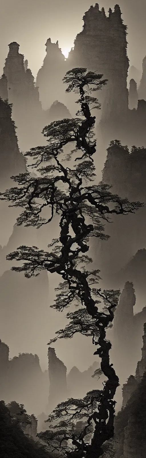 sumi-e interpretation of A beautiful landscape | Stable Diffusion | OpenArt