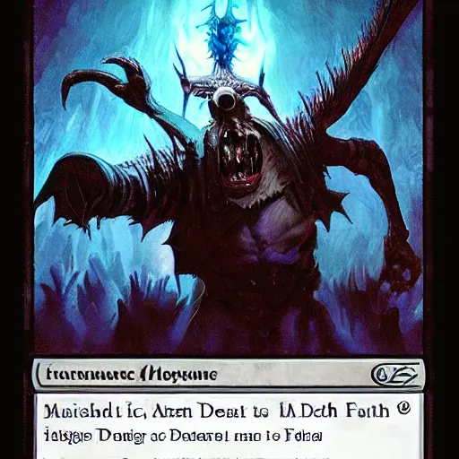 magic the gathering artwork :'the death minion' | Stable Diffusion ...