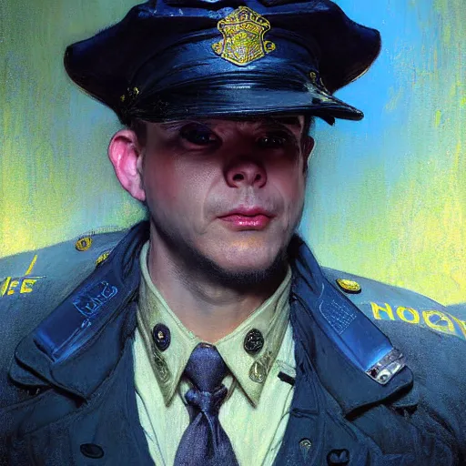 portrait of a male racoon in a police uniform. | Stable Diffusion | OpenArt