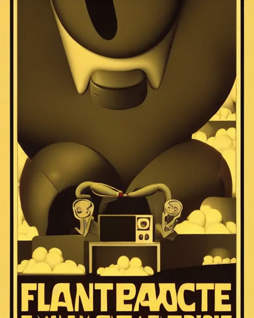 Flatulence Noir, gassy movie poster painting by Grant | Stable ...