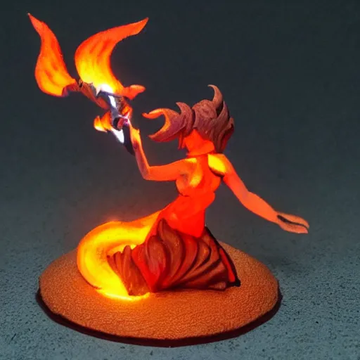 a female fire elemental | Stable Diffusion | OpenArt