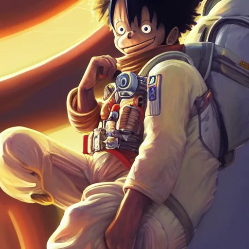 a monkey in a astronaut suit and luffy, intricate, | Stable Diffusion ...