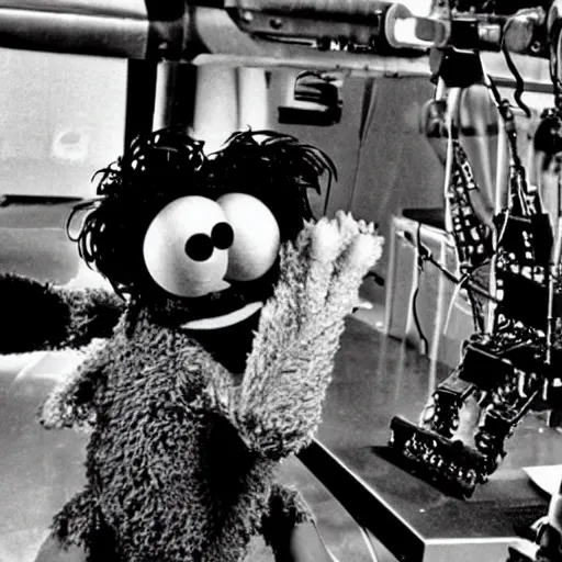 muppet puppet gonzo in a bomb diffusion suit defusing | Stable ...