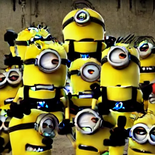 the minions, fight club!!!!! | Stable Diffusion | OpenArt