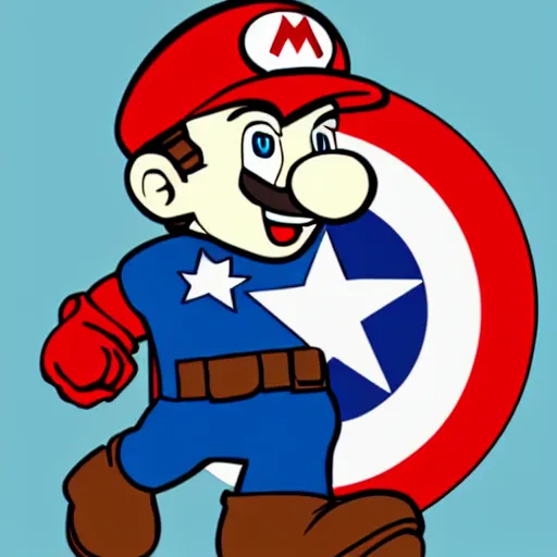 captain america mario | Stable Diffusion | OpenArt