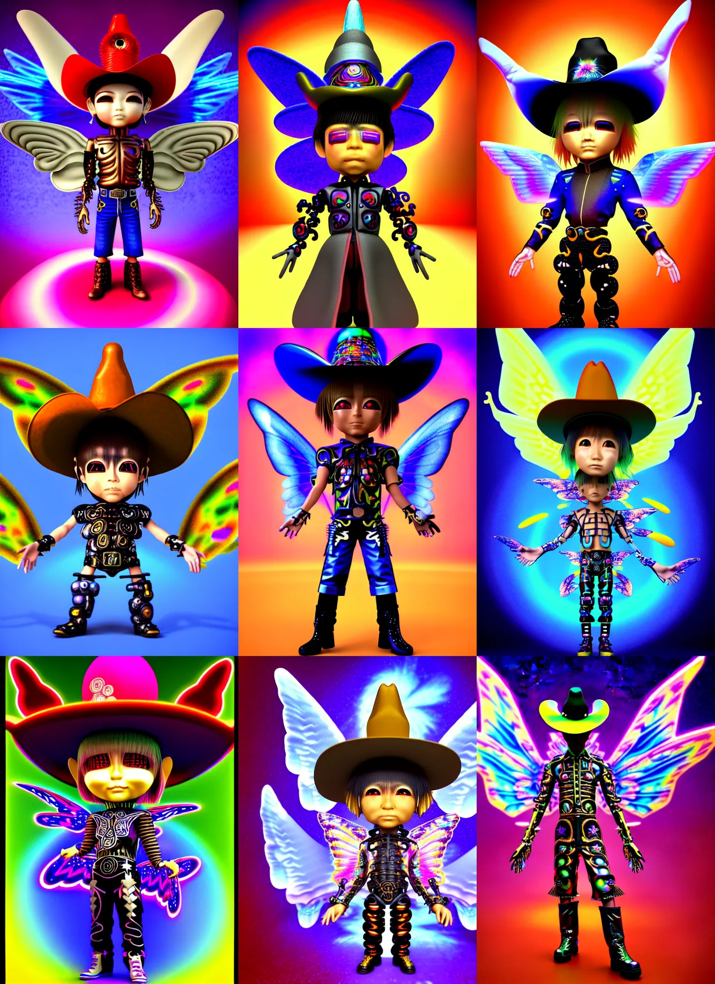 3 d render of chibi cyborg knight by ichiro tanida | Stable Diffusion ...