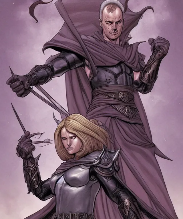 a ( fantasy comic ) ( cover art ) portrait of a cleric | Stable ...