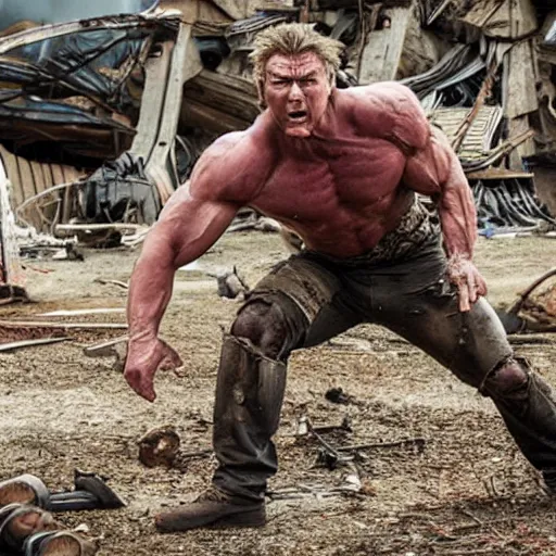 excessively muscular, very muscular, very buff, very | Stable Diffusion