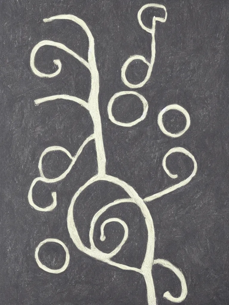 a chalkboard drawing of an acorn that turns into a | Stable Diffusion ...