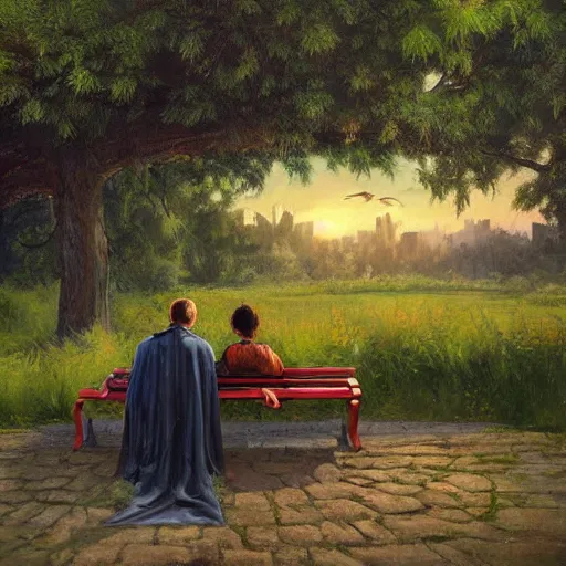 Highly detailed painting of Batman and Sonic sitting | Stable Diffusion ...