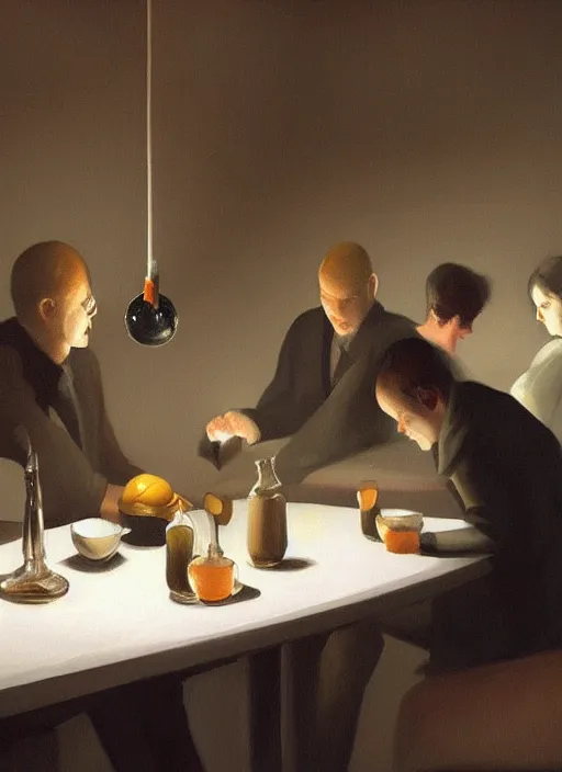 spherical glass people at restaurant Edward Hopper and | Stable ...