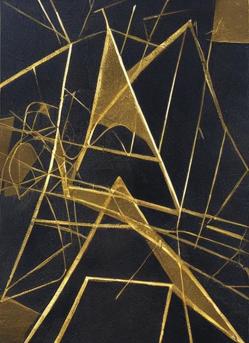 crow, award - winning painting, abstract, gold and | Stable Diffusion | OpenArt