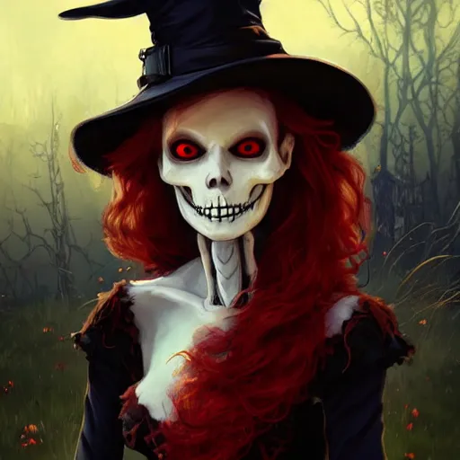 cute & beautiful smug smiling undead skeleton girl | Stable Diffusion ...