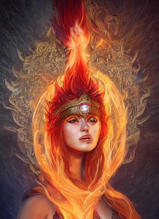 a highly detailed character portrait of a beautiful | Stable Diffusion ...