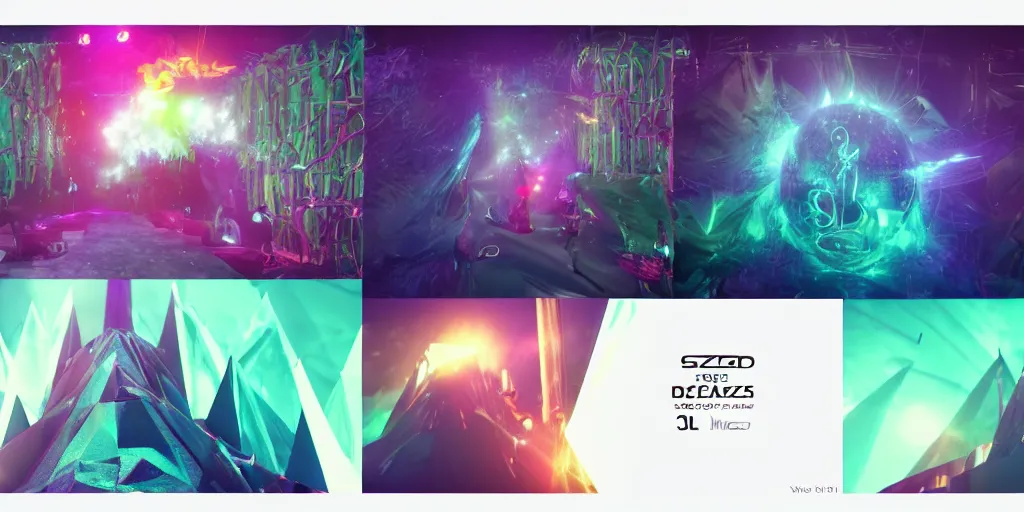 beautiful 3 d concert visuals, strange loop studios, | Stable Diffusion ...