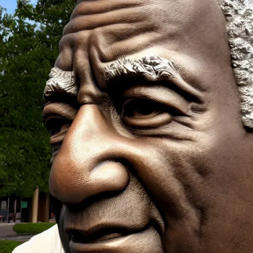 detailed marble statue of bill Cosby, 400K resolution, | Stable ...