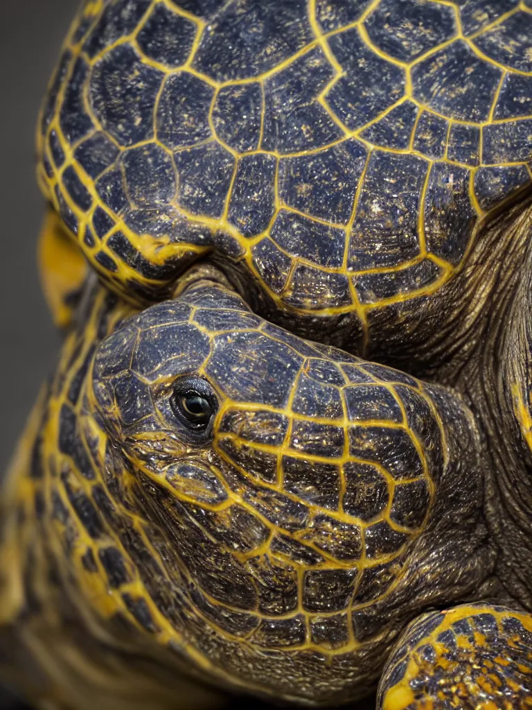 portrait photograph of a turtle with the face of neil | Stable Diffusion