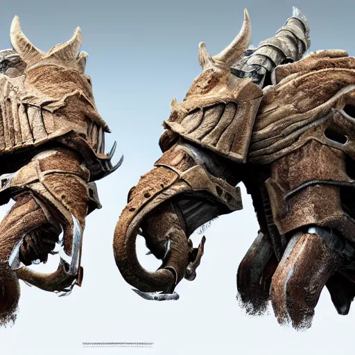 hyperrealistic mixed media image of mammoth flesh | Stable Diffusion ...