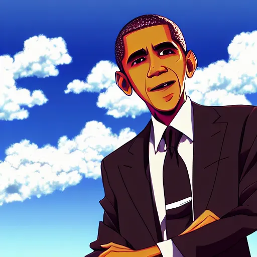 anime style obama, 4 k, hyper realistic, dslr, | Stable Diffusion | OpenArt
