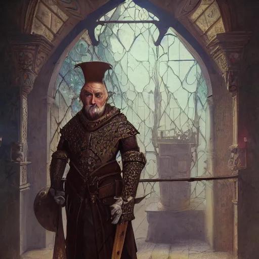 portrait of Dennis hopper as a devious medieval lord | Stable Diffusion ...