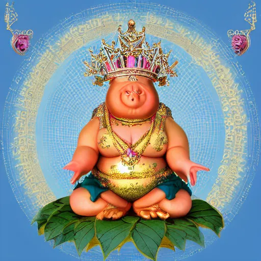 Piggy deity, fat figure, Cute, adorable, elegant, | Stable Diffusion ...
