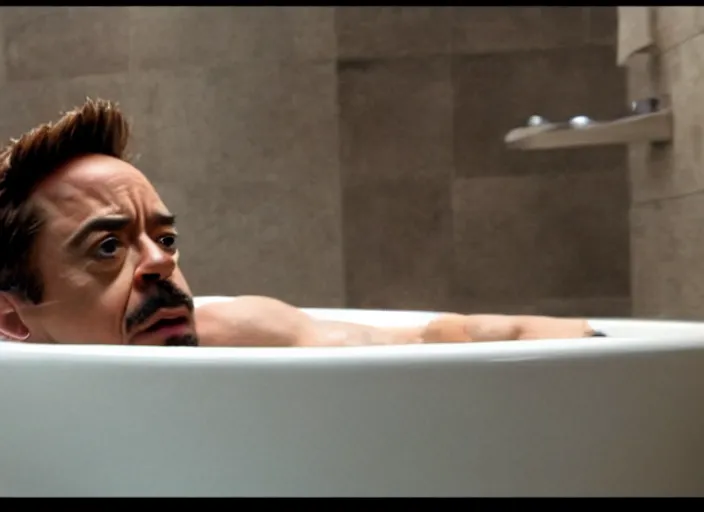 film still of Robert Downey Jr as Cobb falling into a | Stable ...