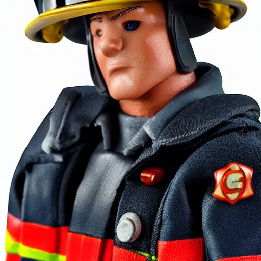 firefighter action figure, highly detailed, studio | Stable Diffusion ...
