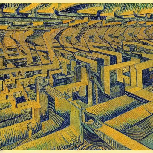 painting of software recursion by mc escher and van | Stable Diffusion | OpenArt